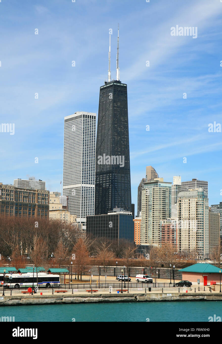 The high-rise buildings in Chicago Stock Photo - Alamy