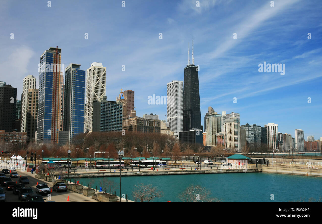 The high-rise buildings in Chicago Stock Photo - Alamy