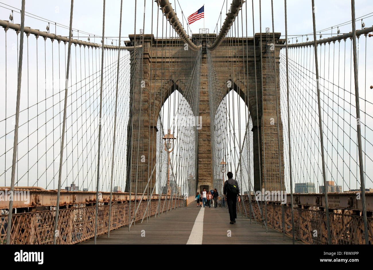 The famous Brooklyn Bridge Stock Photo - Alamy