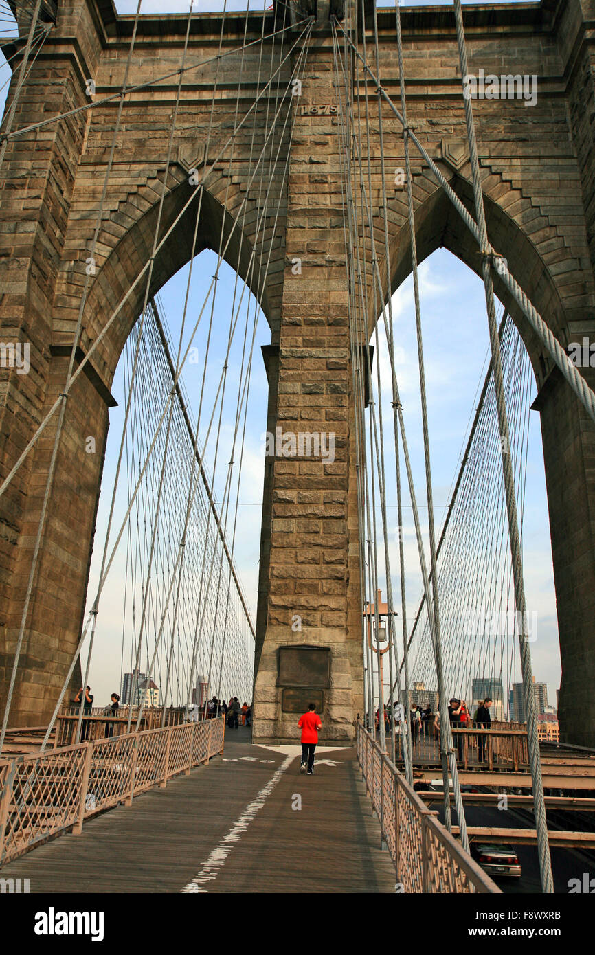 The famous Brooklyn Bridge Stock Photo - Alamy