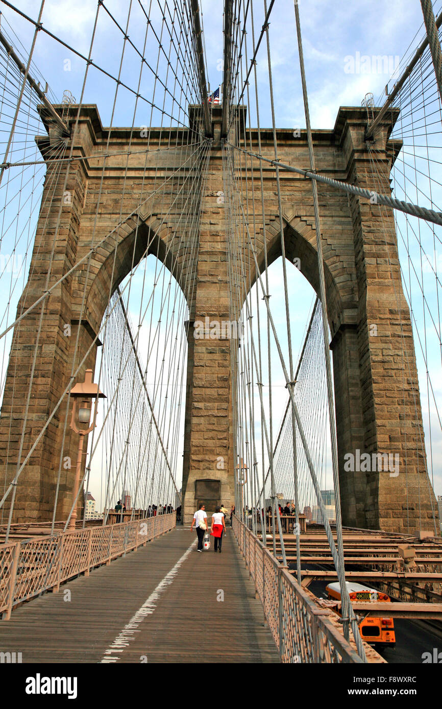 The famous Brooklyn Bridge Stock Photo - Alamy