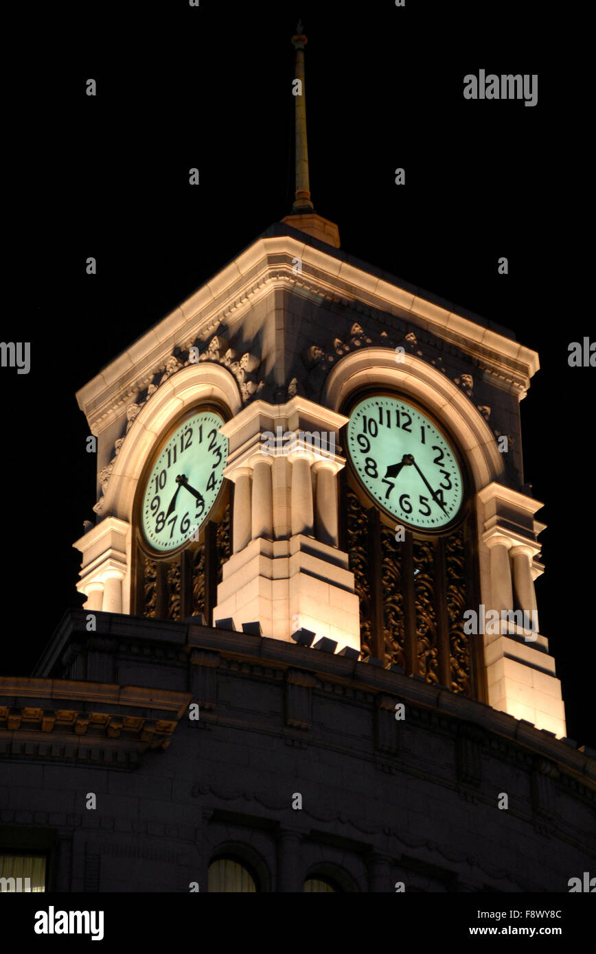 Clock tower in ginza hi-res stock photography and images - Alamy