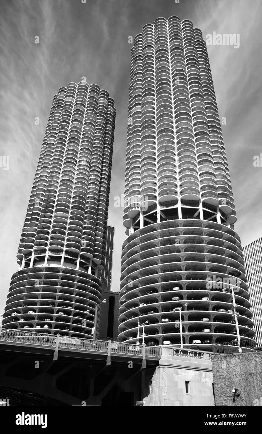 The Chicago skyline Stock Photo - Alamy
