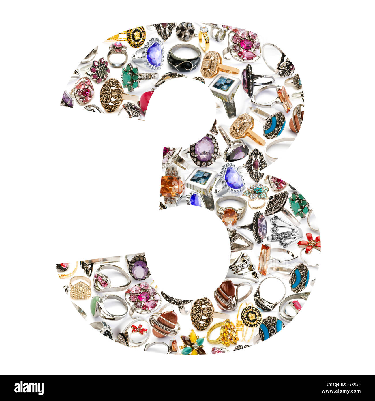 3 number rings hi-res stock photography and images - Alamy