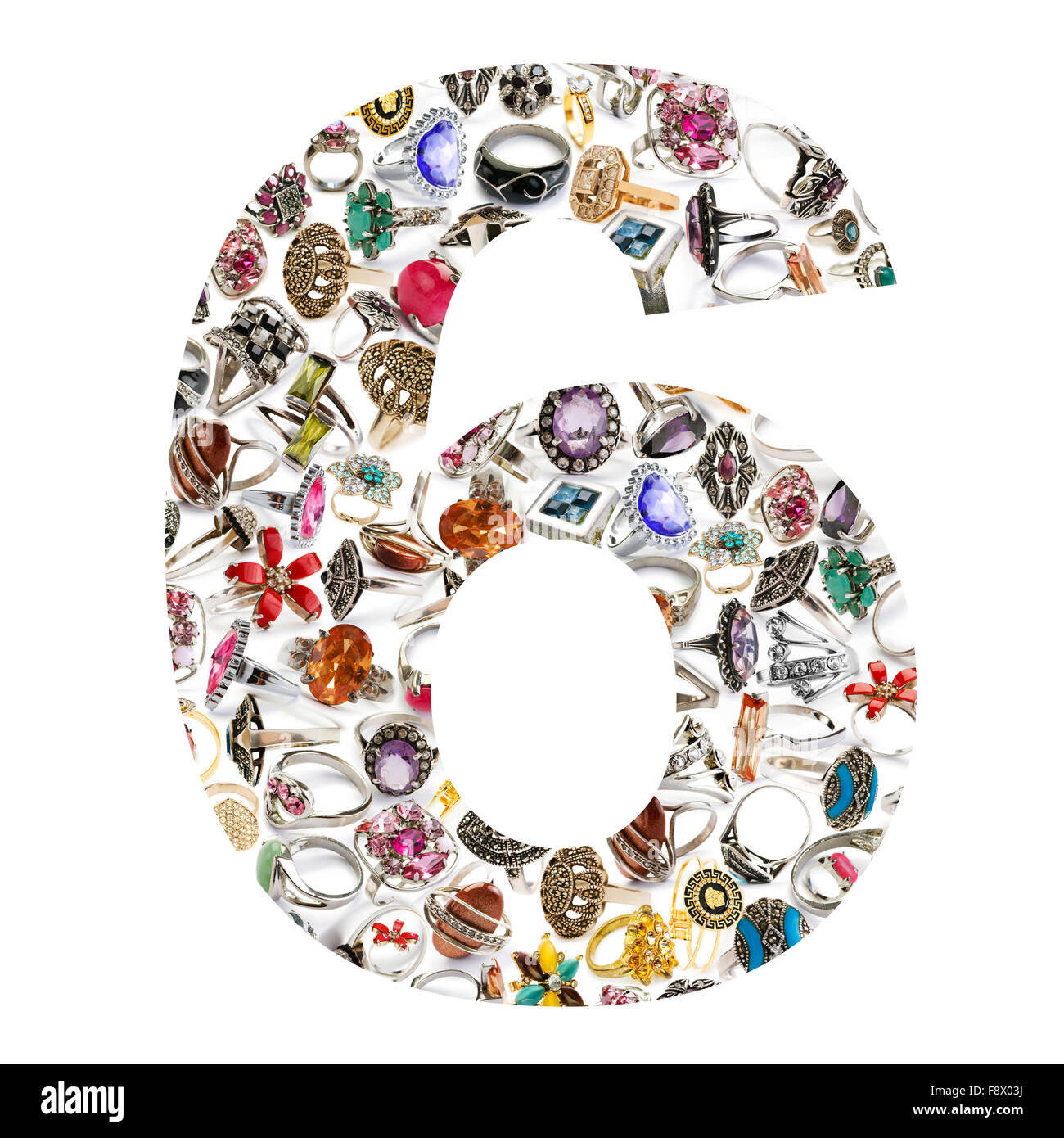 Six Gold Rings High Resolution Stock Photography and Images - Alamy