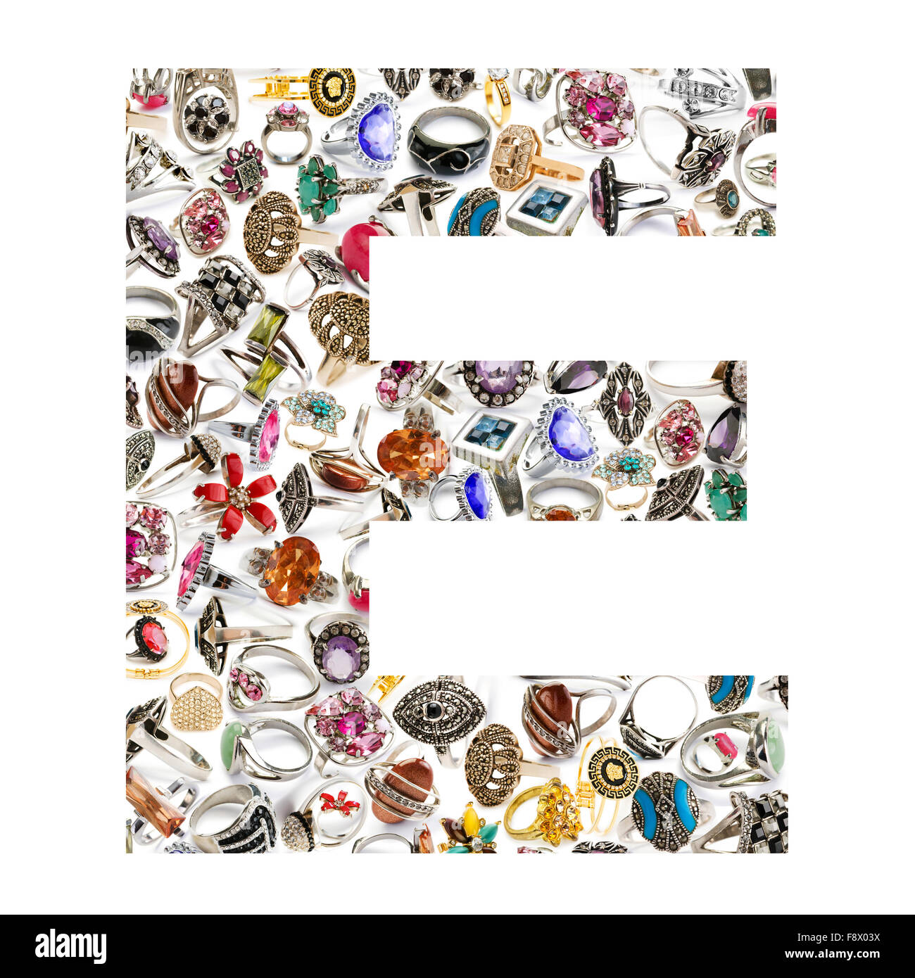 Alphabet made of letters Stock Photo - Alamy