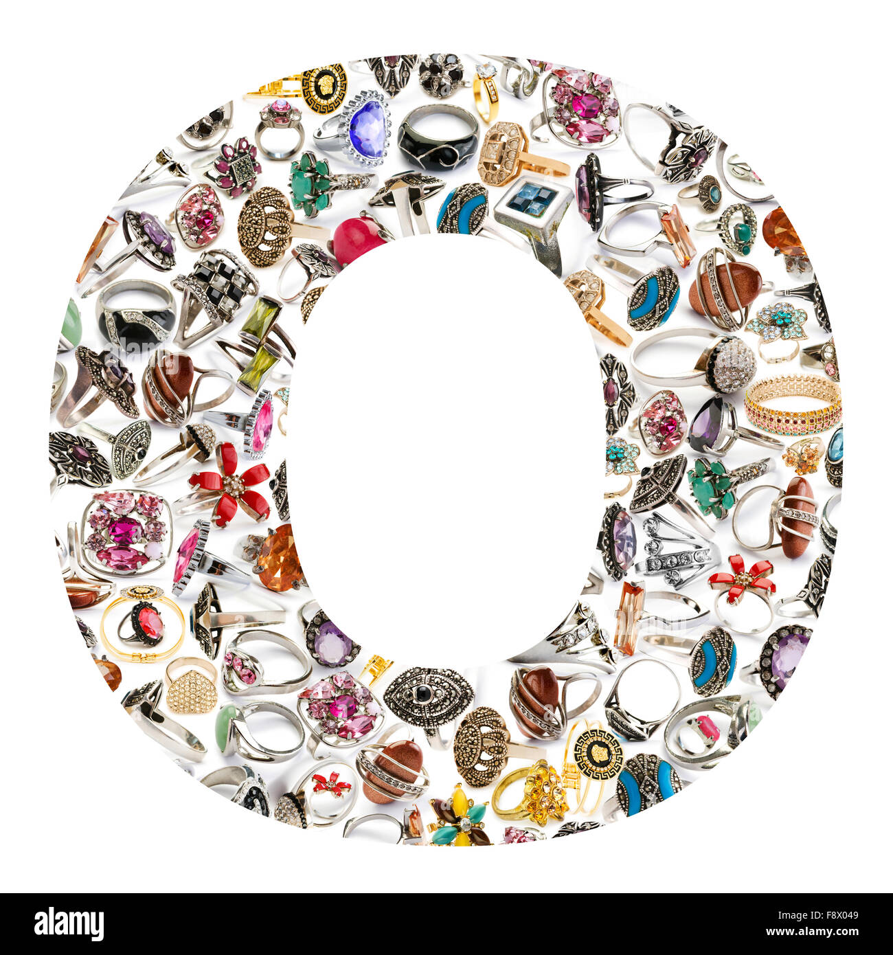 Alphabet made of letters Stock Photo - Alamy