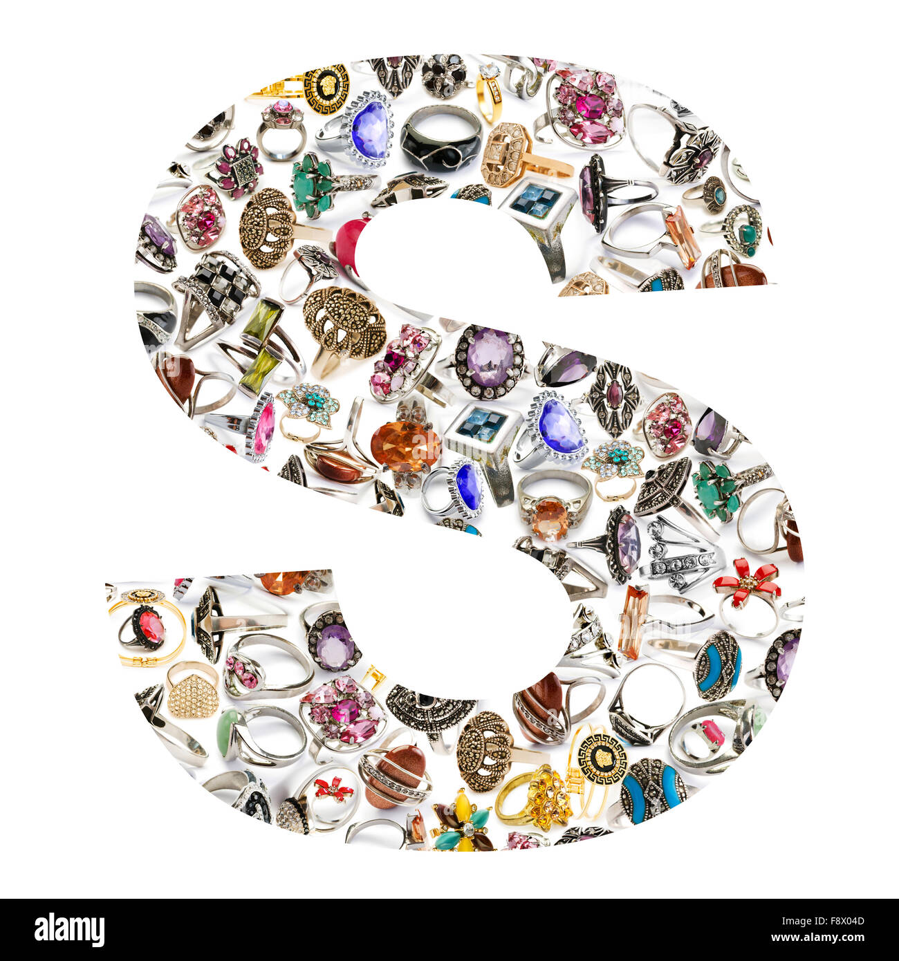 Alphabet made of letters Stock Photo - Alamy