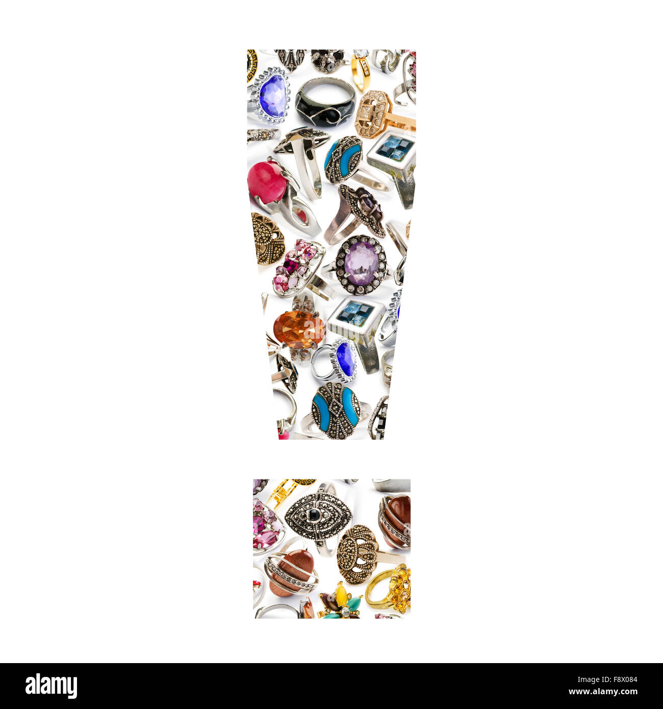 Alphabet made of letters Stock Photo - Alamy