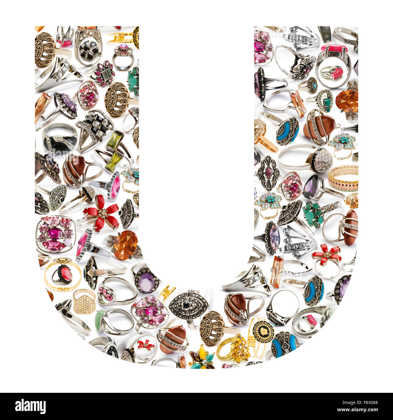 Alphabet made of letters Stock Photo - Alamy