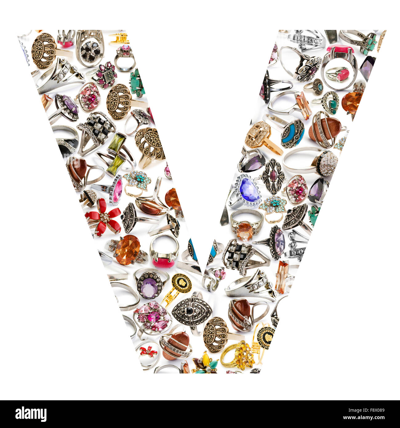 Alphabet made of letters Stock Photo - Alamy