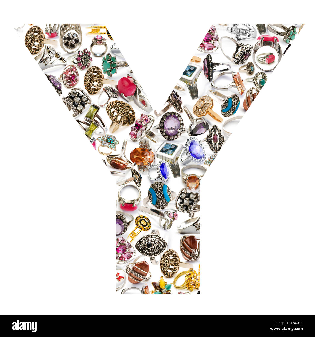 Alphabet made of letters Stock Photo - Alamy