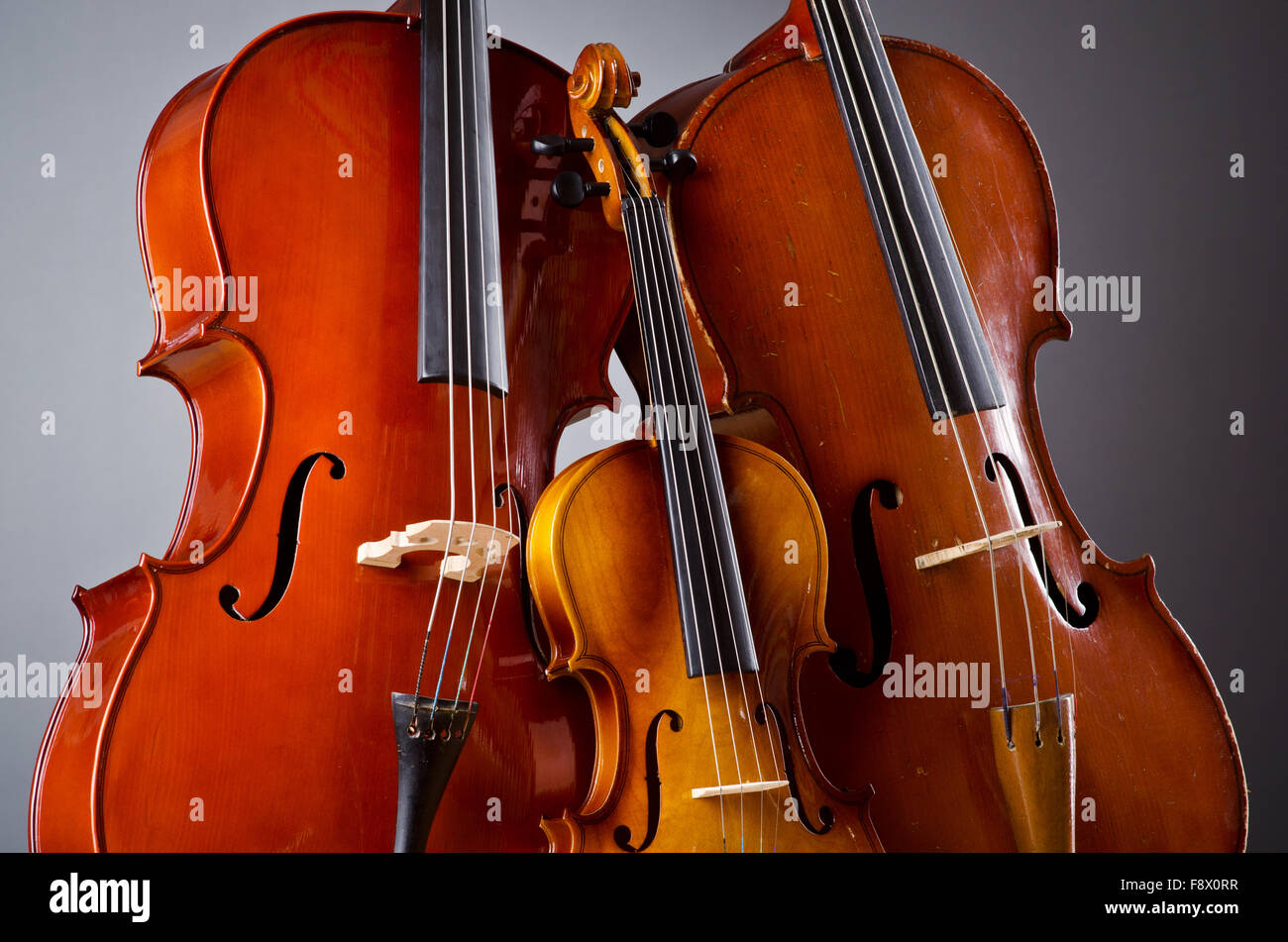 Music Cello in the dark room Stock Photo - Alamy