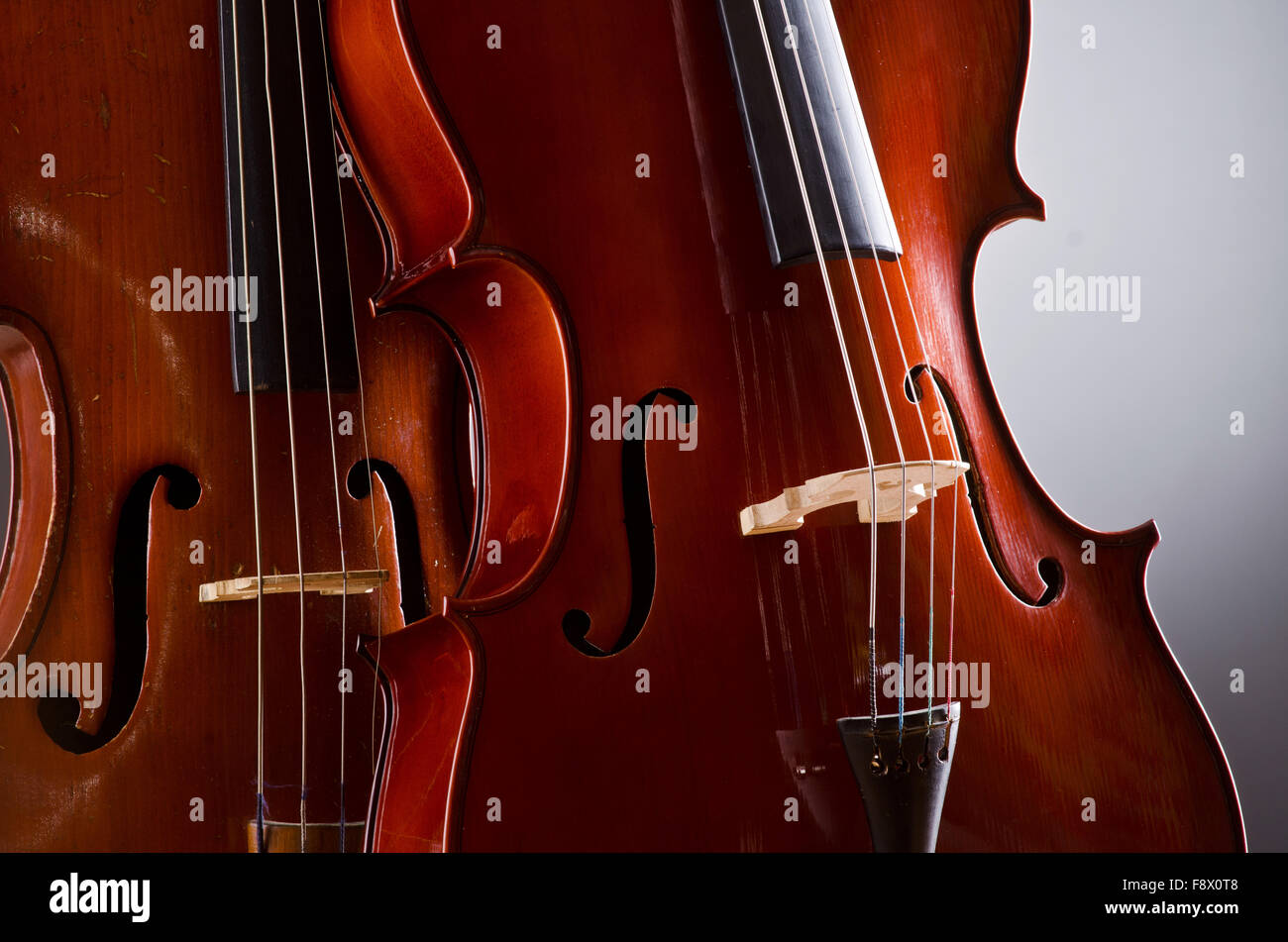 Music Cello in the dark room Stock Photo - Alamy