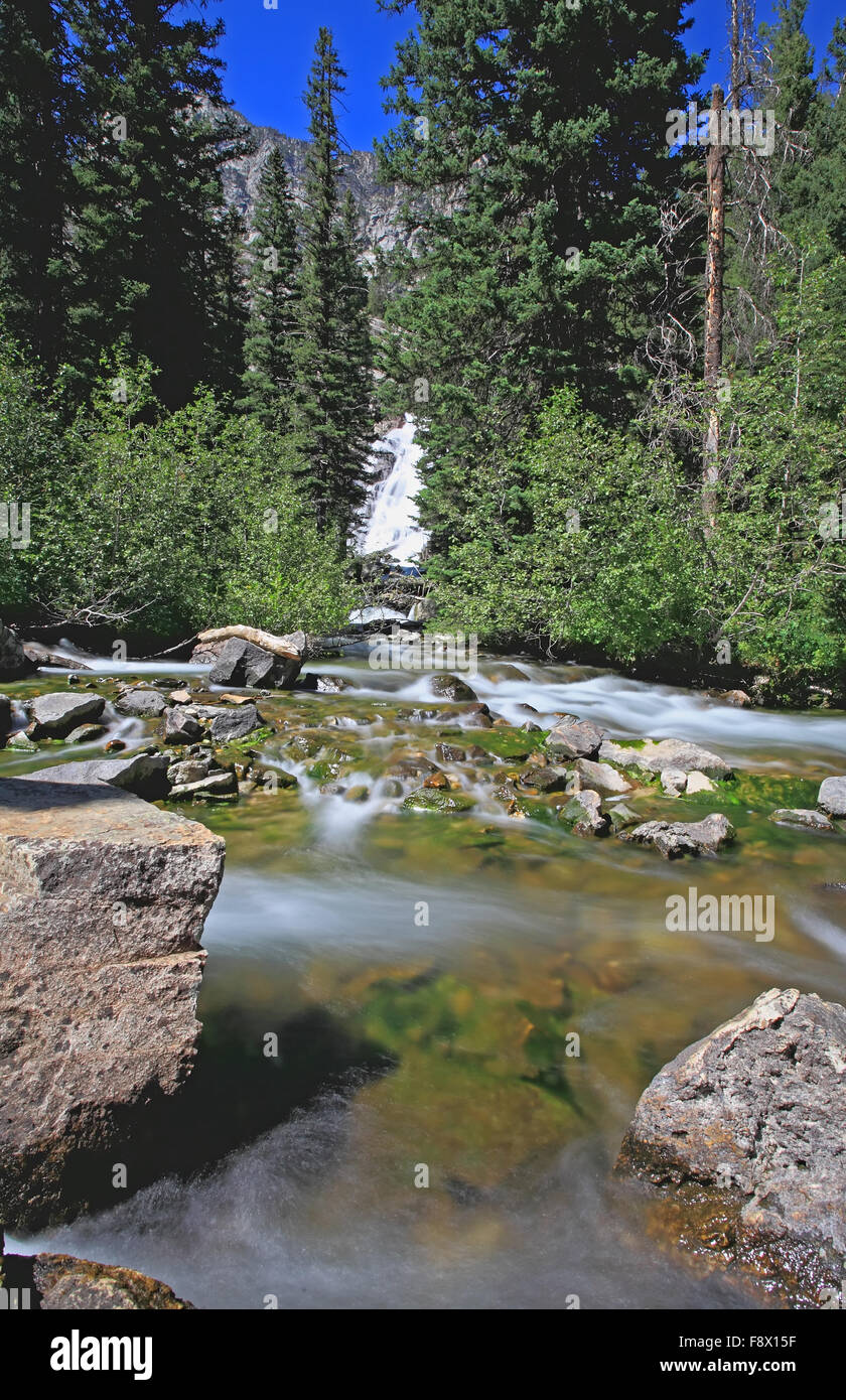 The Hidden Falls Stock Photo - Alamy