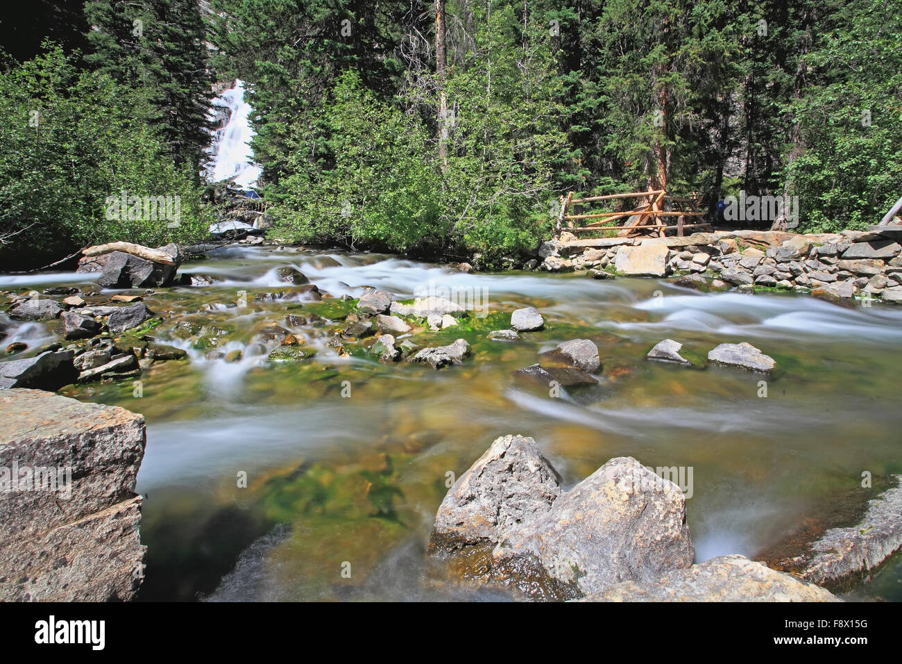 The Hidden Falls Stock Photo - Alamy