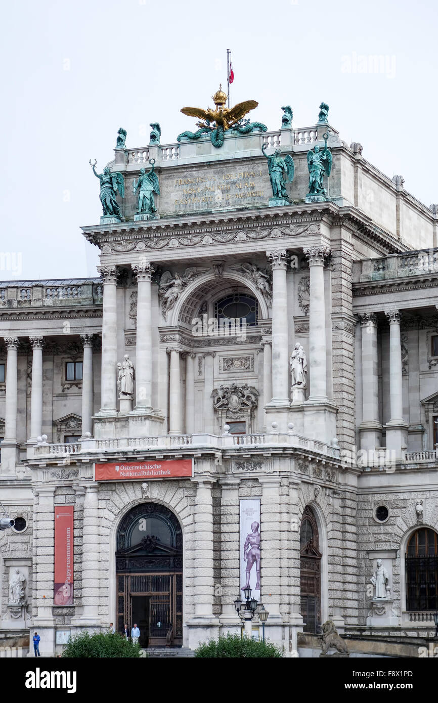 A view of the Austrian National Library in Vienna Stock Photo - Alamy