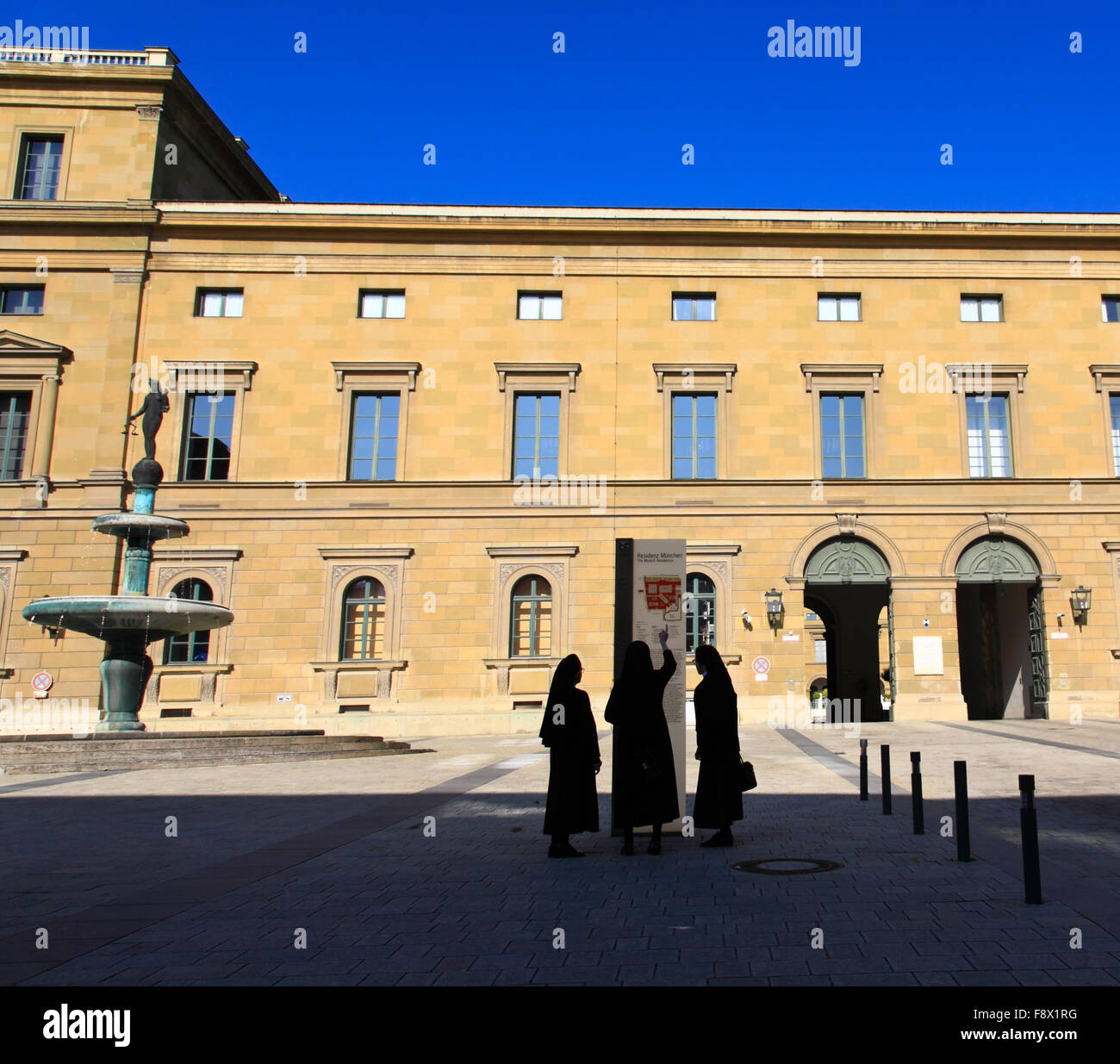 The scenery at the Residenz and Odeonsplatz in Munich Stock Photo - Alamy