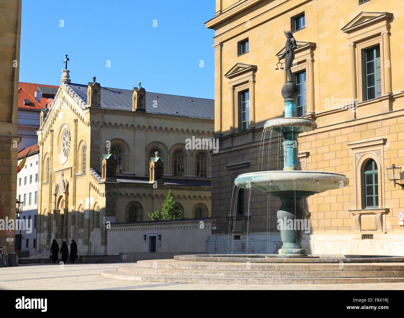 The scenery at the Residenz and Odeonsplatz in Munich Stock Photo - Alamy