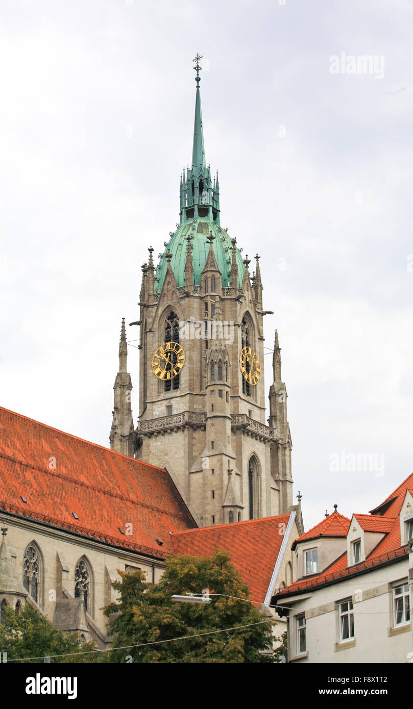 The scenery of street in Munich Stock Photo - Alamy