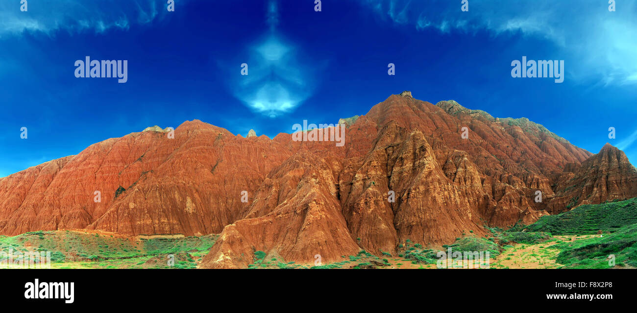 wind erosion landform Stock Photo - Alamy