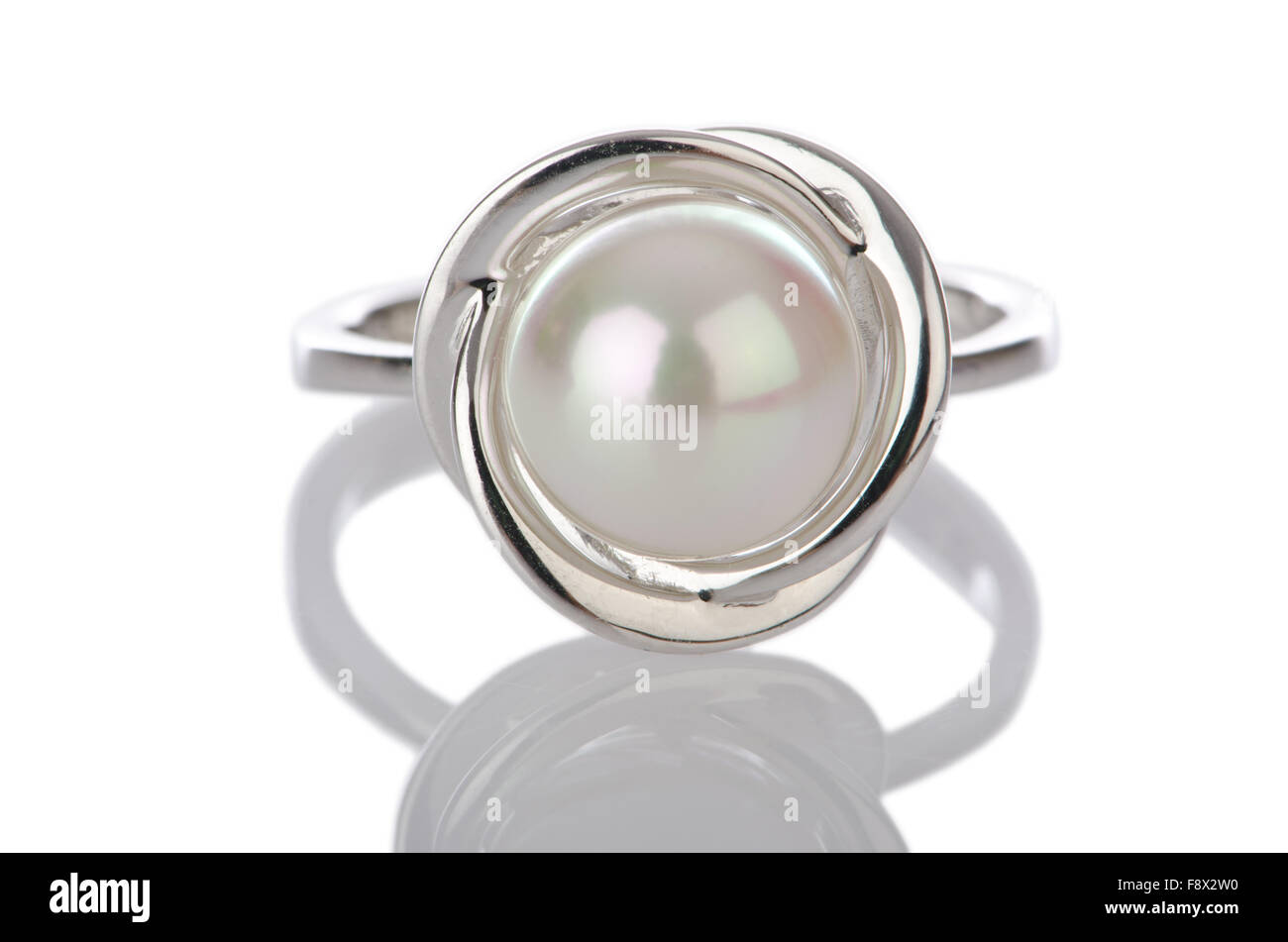 Ring isolated on white background Stock Photo - Alamy