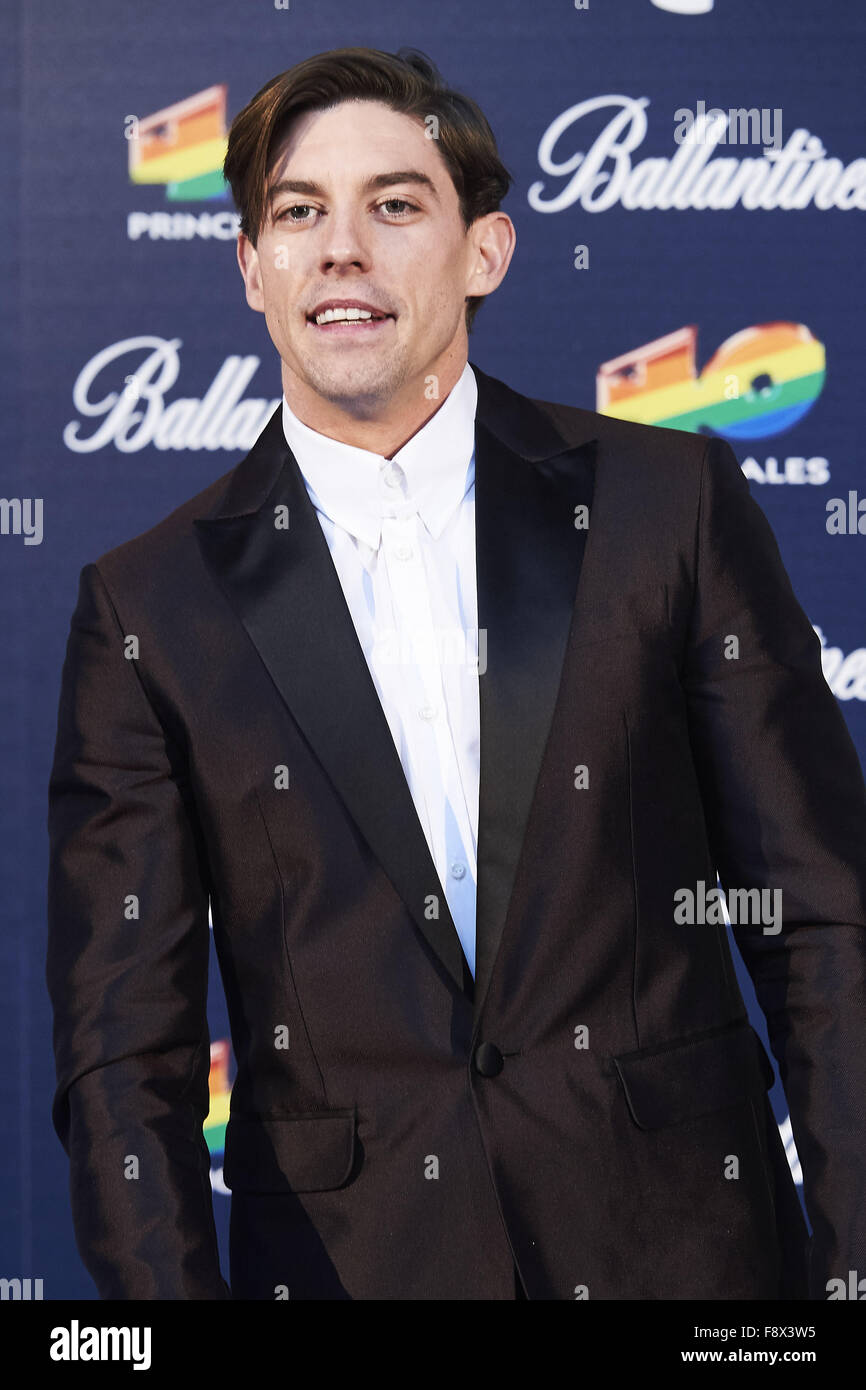 Madrid, Spain. 11th Dec, 2015. Adrian Lastra attends '40 Principales ...