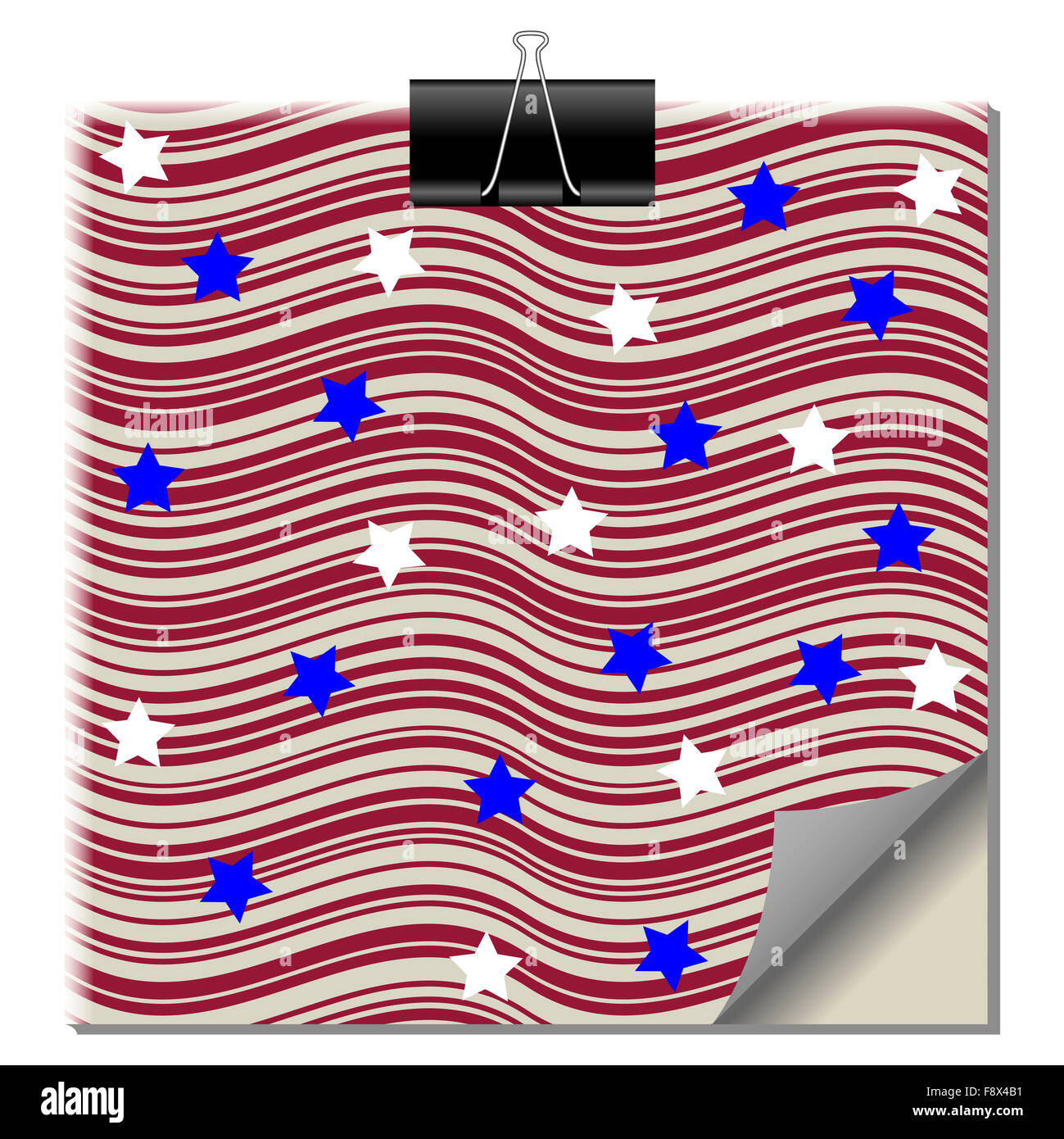 4th july paper note Stock Photo - Alamy