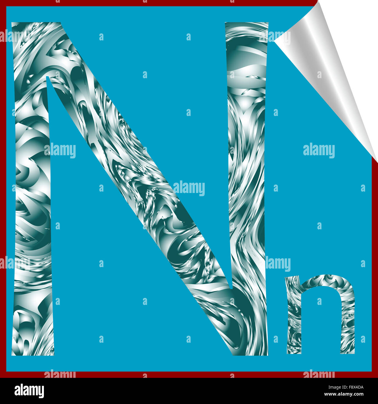 alphabet letter N Stock Photo - Alamy