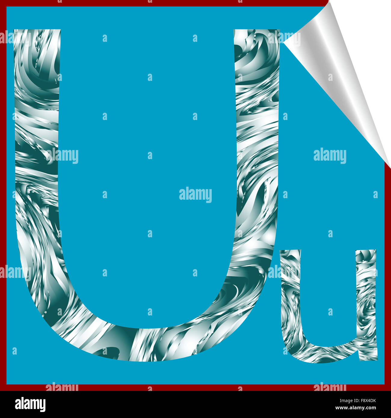 alphabet letter U Stock Photo - Alamy