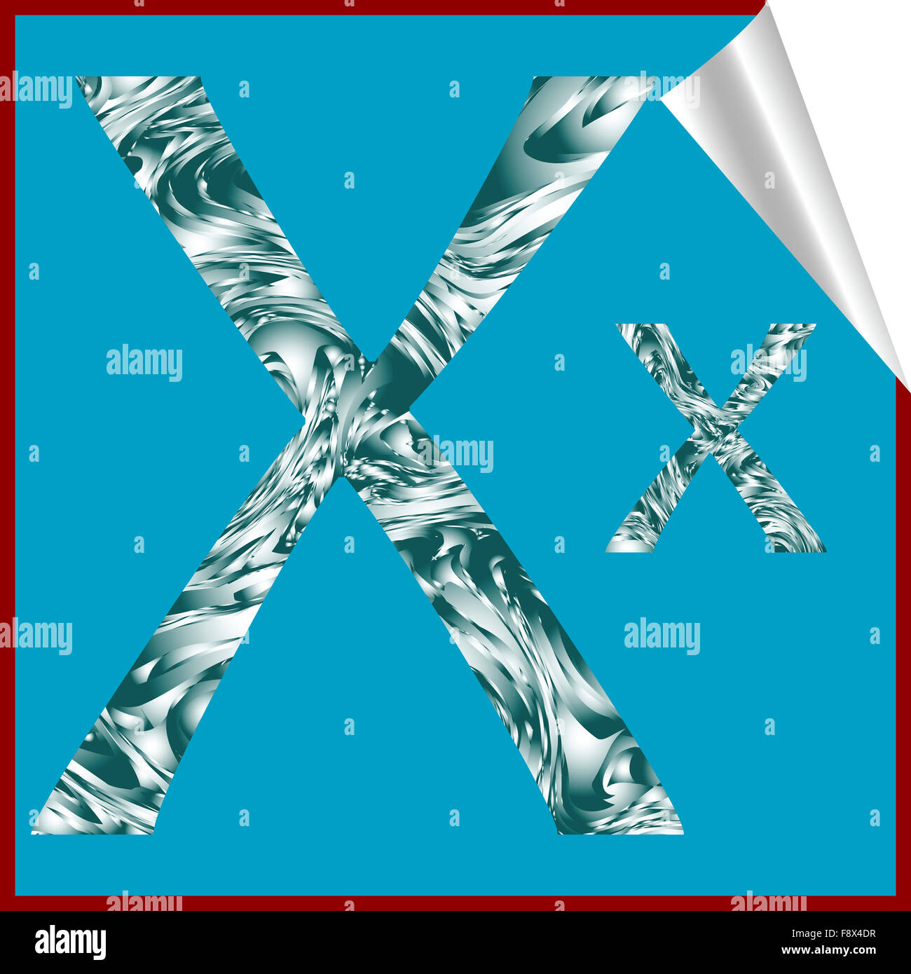 alphabet letter X Stock Photo - Alamy
