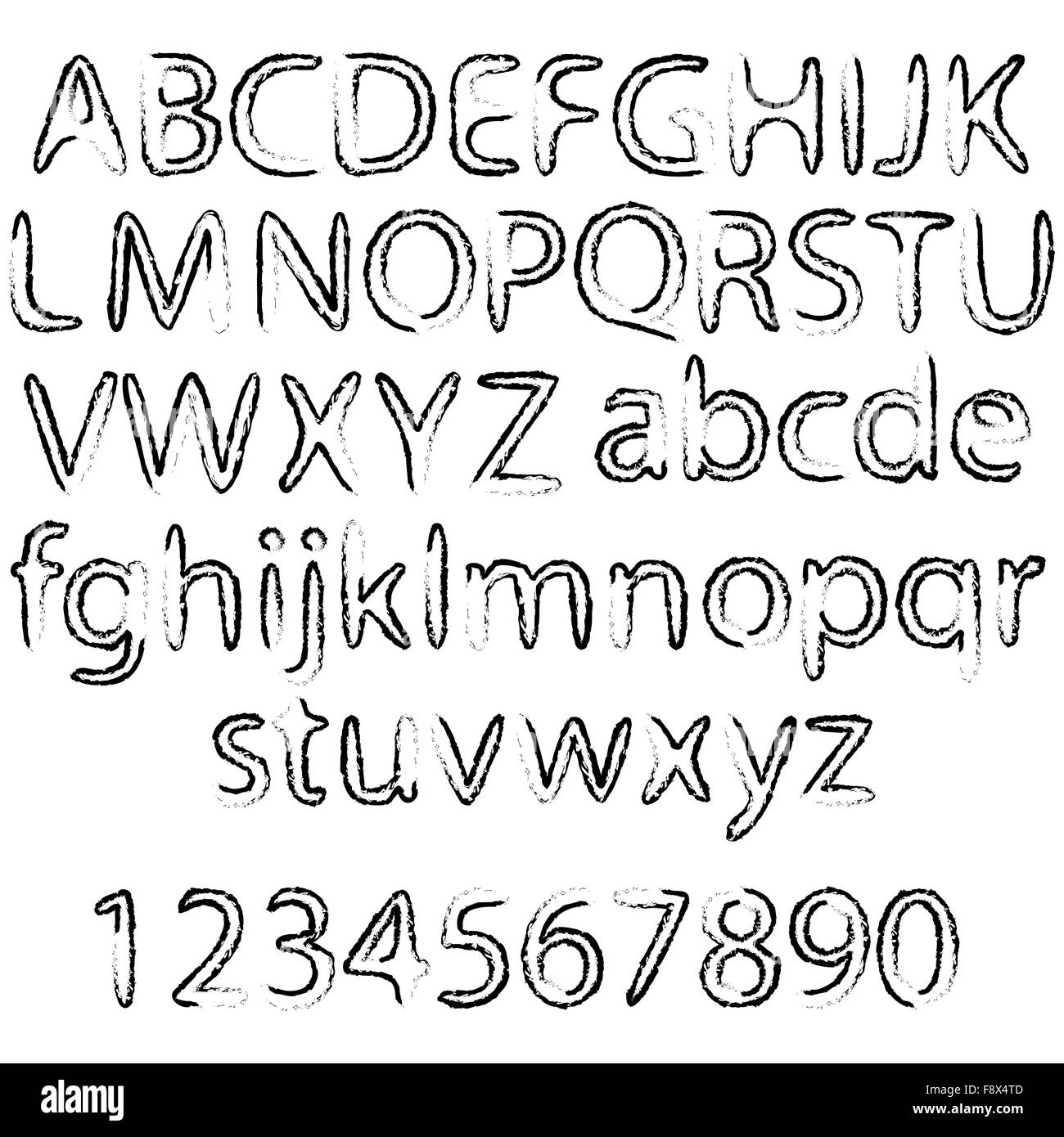 Abc alphabet set Cut Out Stock Images & Pictures - Alamy