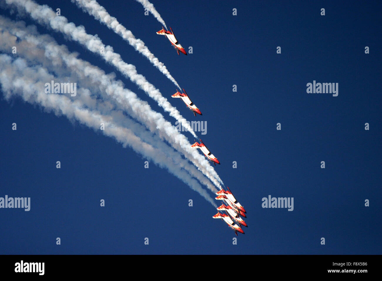 Raf display hawk flying smoke wing hi-res stock photography and images ...