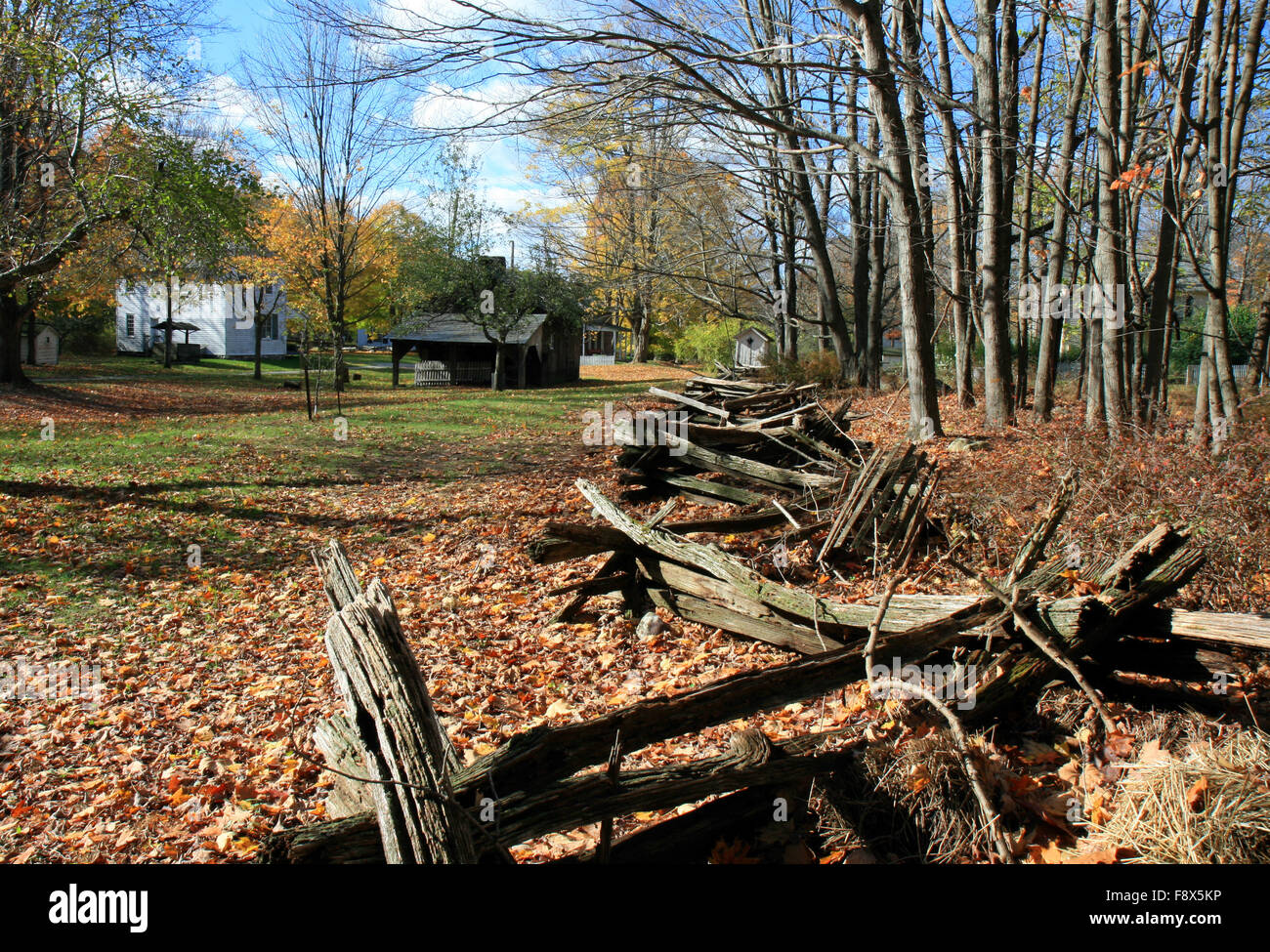 Historic Millbrook Village Stock Photo - Alamy
