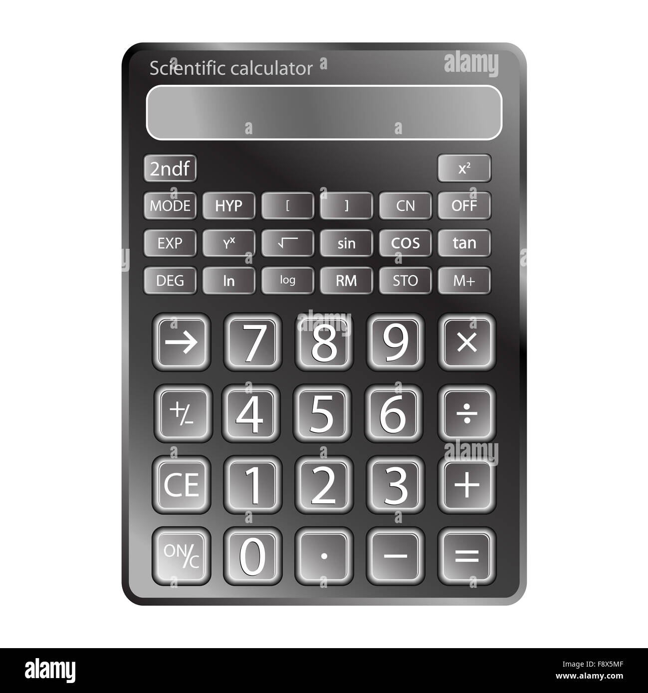 Calculator art Cut Out Stock Images & Pictures - Alamy