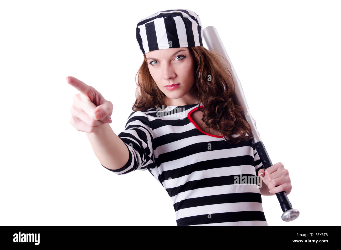 Arrest jail criminal woman prisoner Cut Out Stock Images & Pictures - Alamy