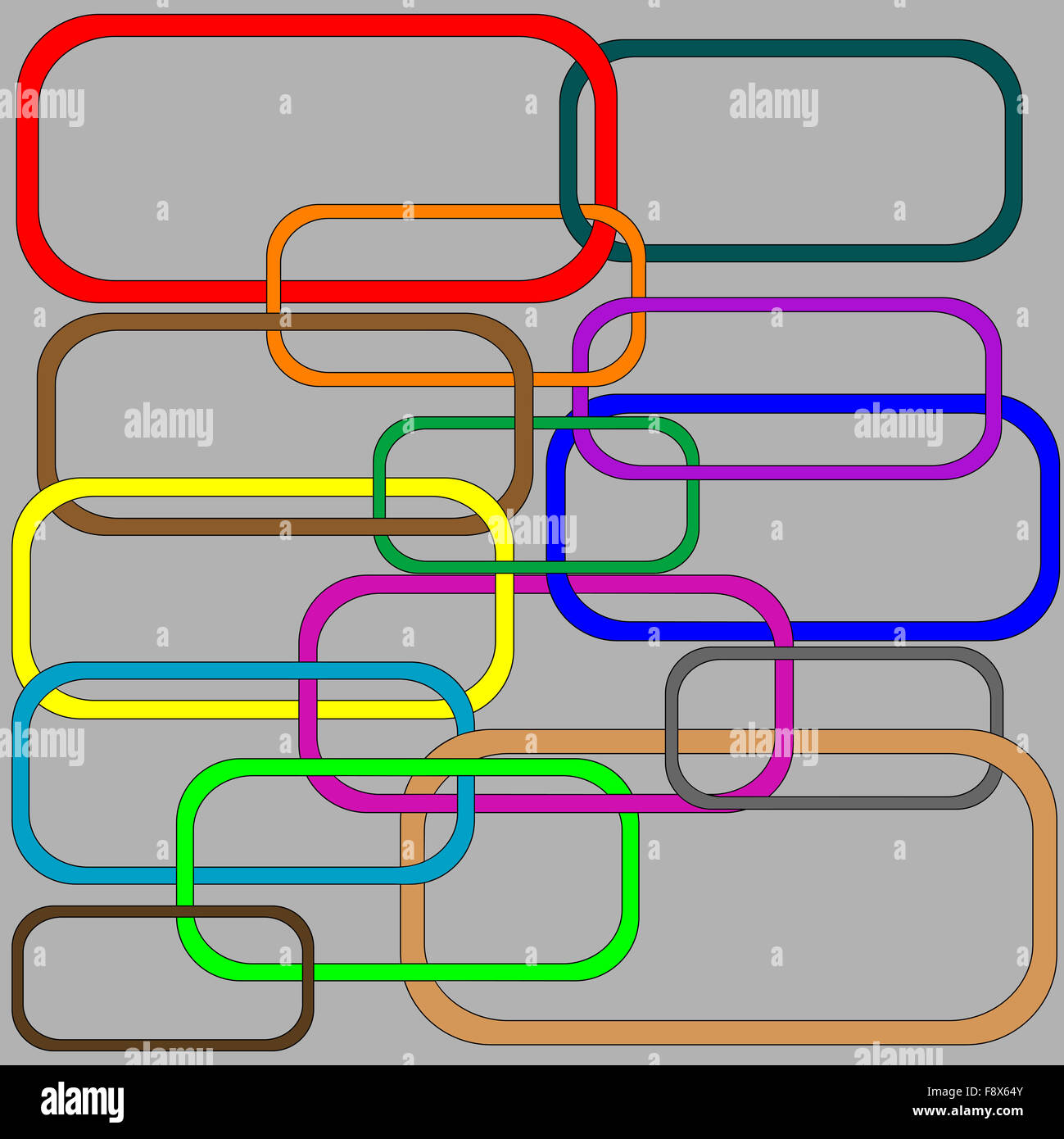 chain in colors Stock Photo - Alamy