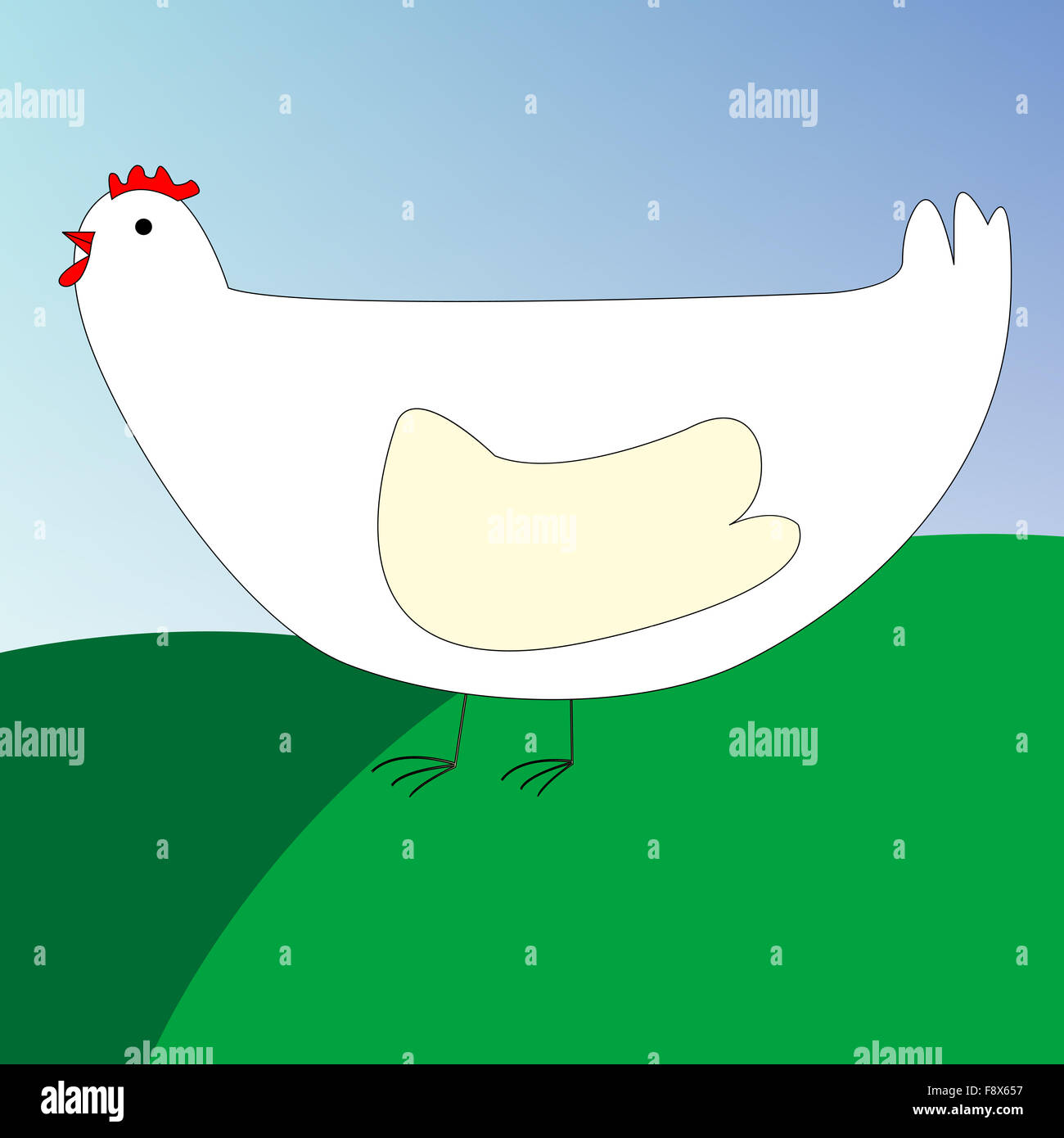 Chicken vintage illustrations hi-res stock photography and images - Alamy