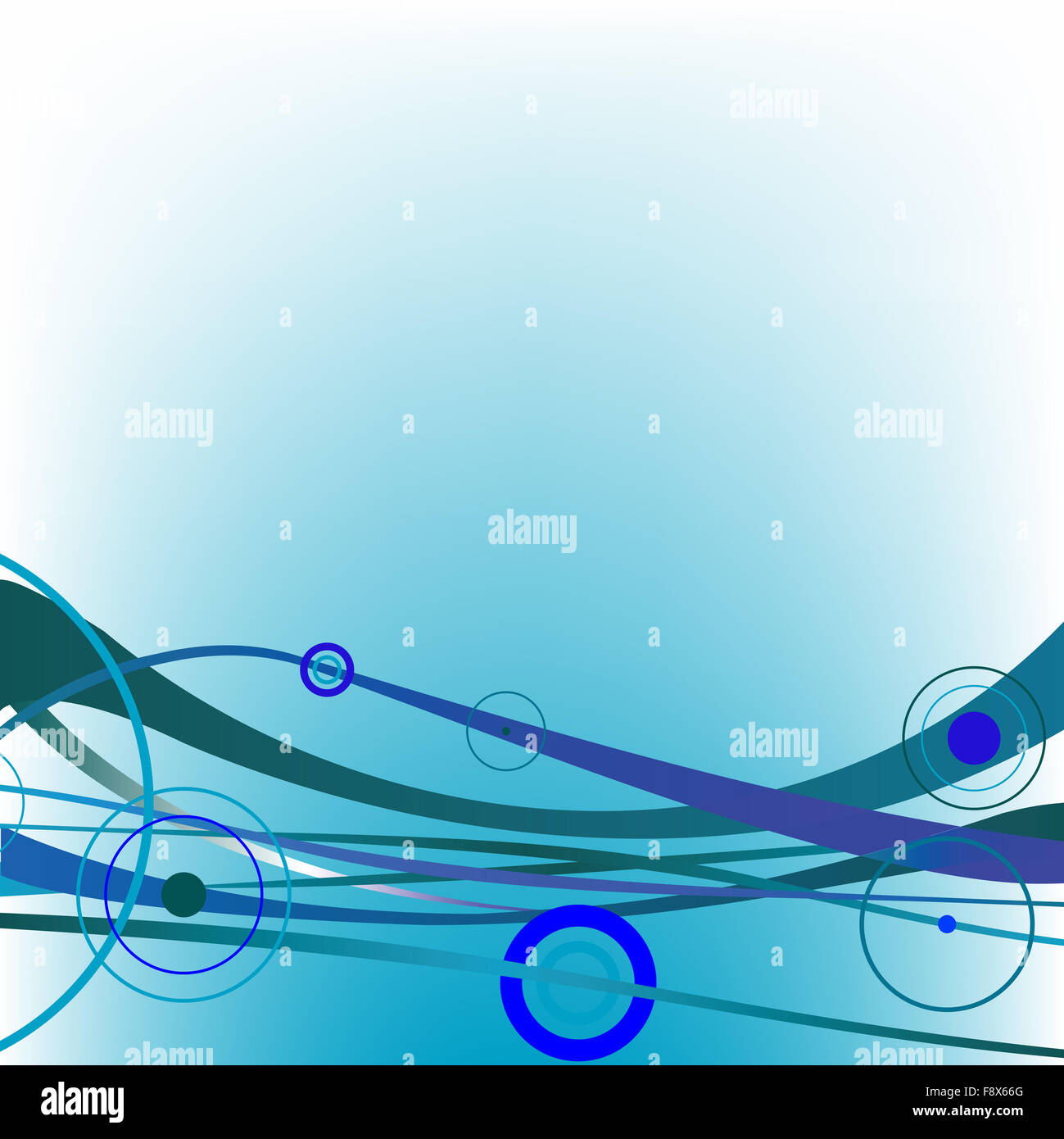 circle waves blue Stock Photo - Alamy