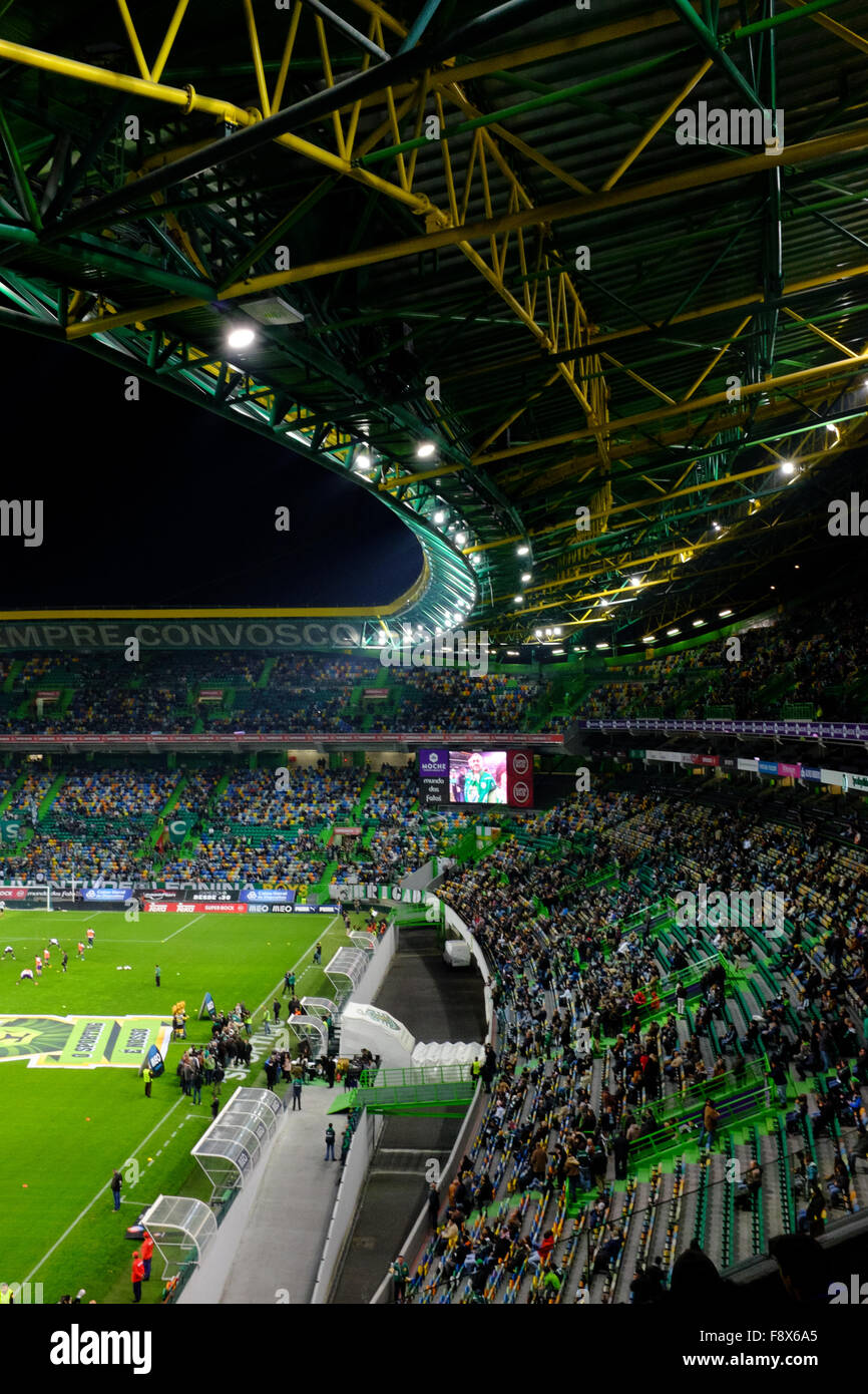 Football match from the portuguese first league, Sporting Clube de ...