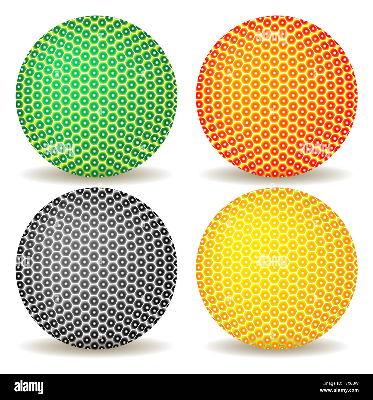 colored balls against white Stock Photo - Alamy