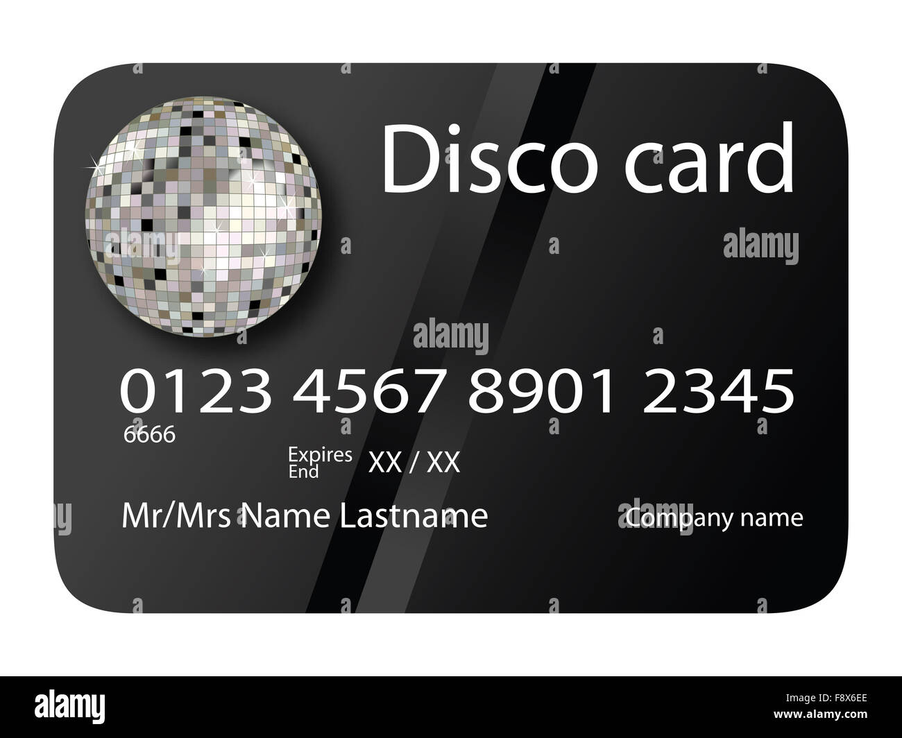 credit card disco black Stock Photo - Alamy