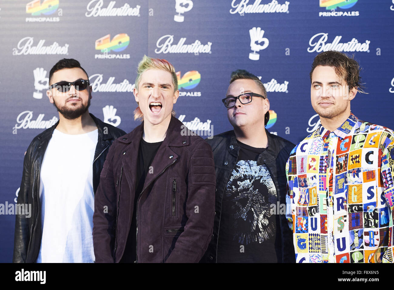 Madrid, Spain. 11th Dec, 2015. Nicholas Petricca, Kevin Ray, Sean ...