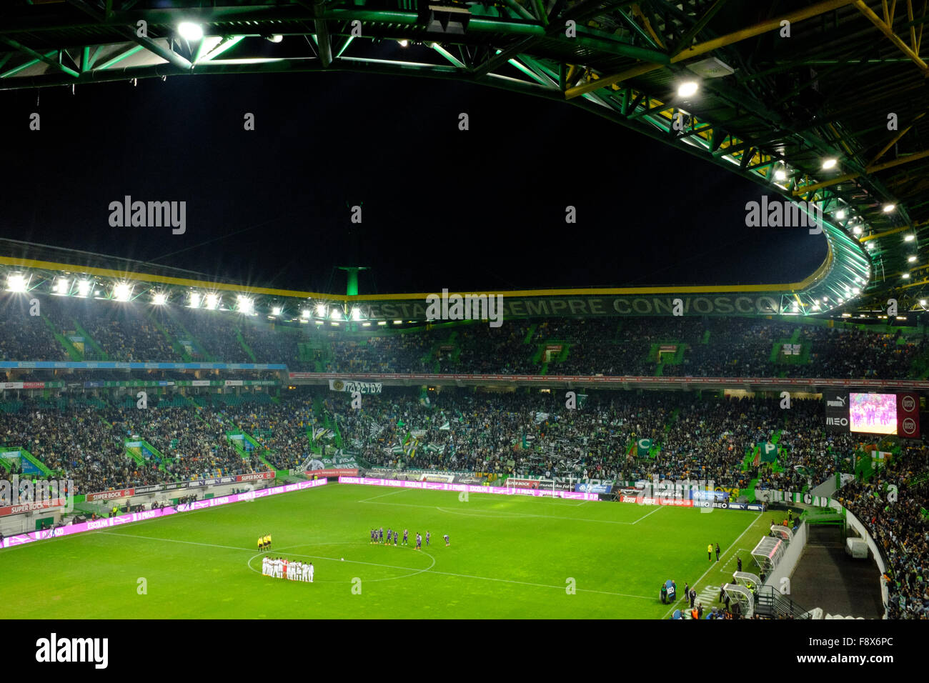 Football match from the portuguese first league, Sporting Clube de ...