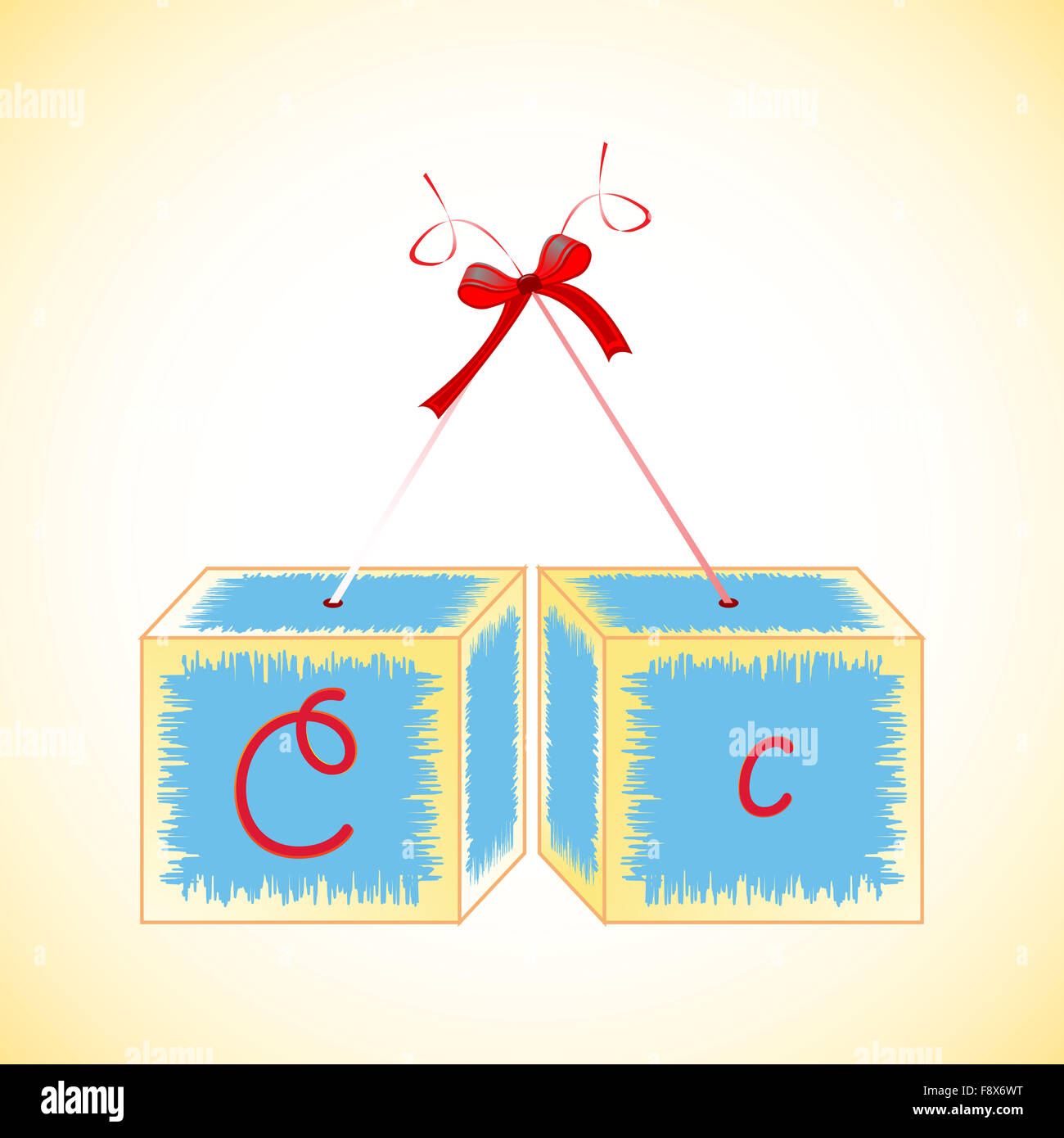 cubes alphabet C Stock Photo - Alamy