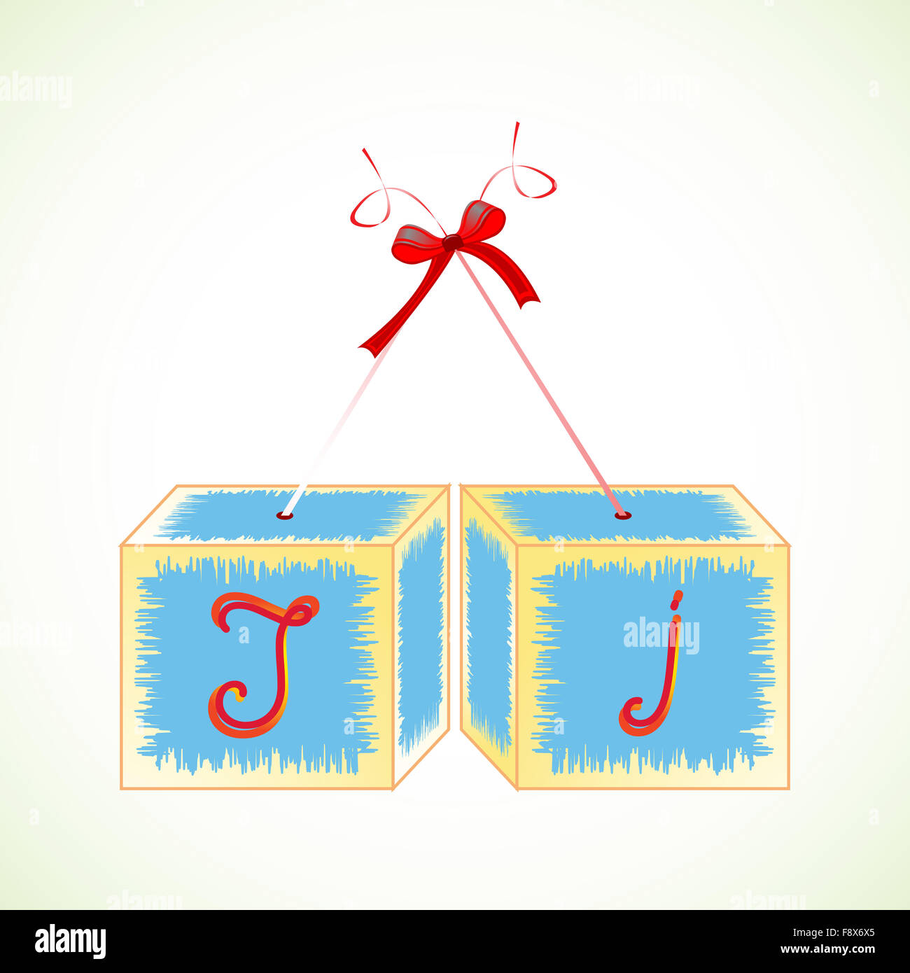 cubes alphabet J Stock Photo - Alamy