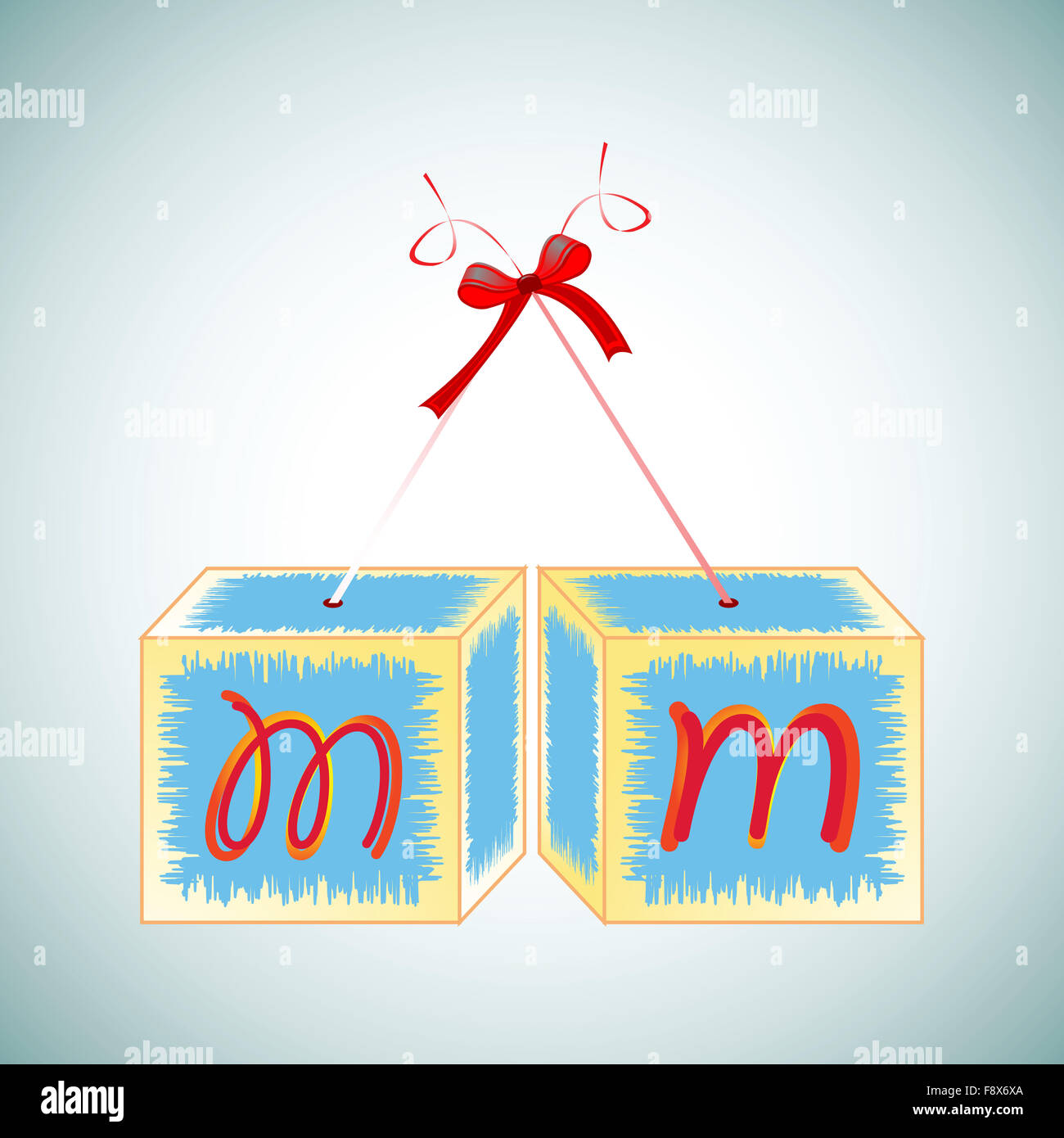 cubes alphabet M Stock Photo - Alamy