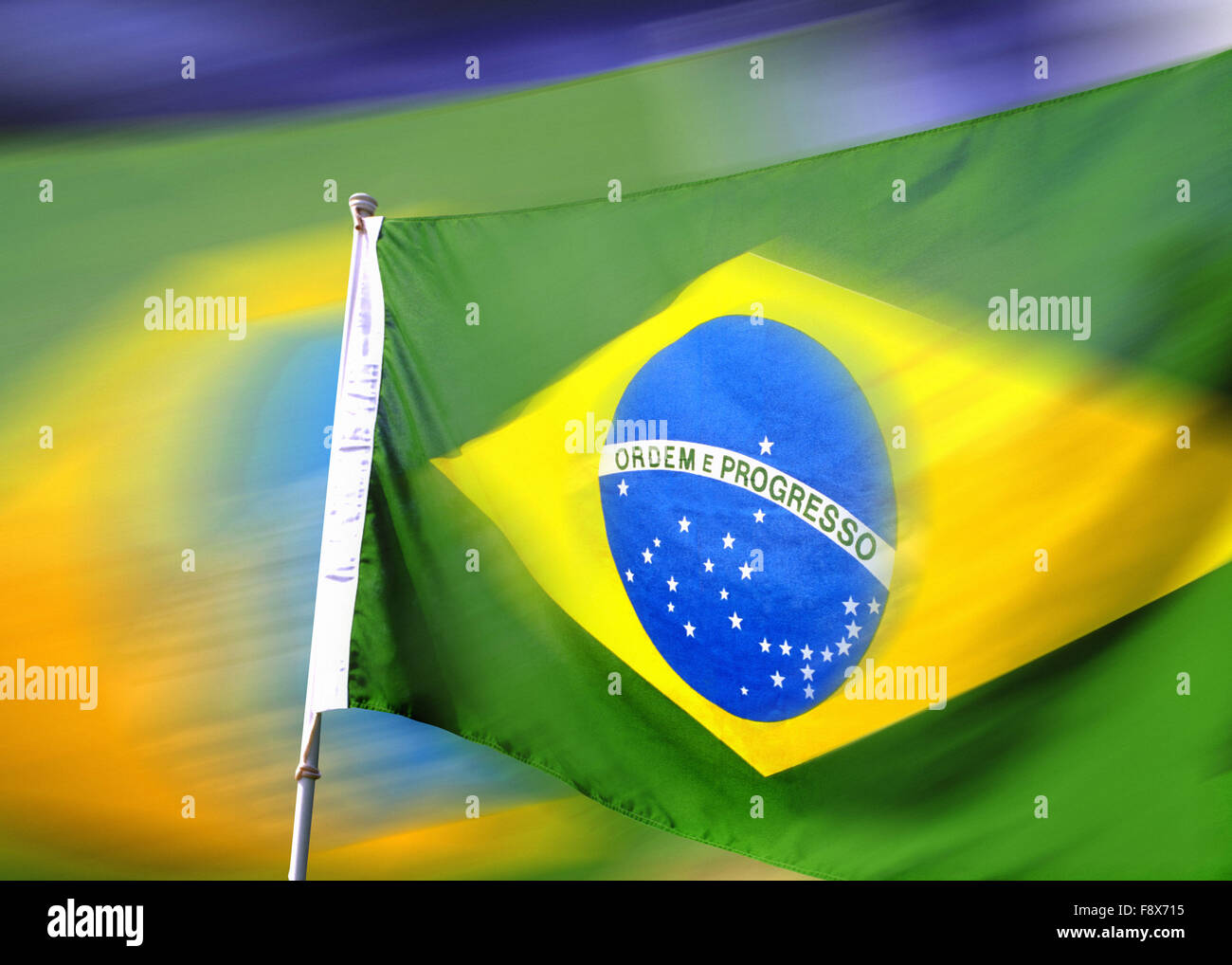 Flag of Brazil Stock Photo - Alamy