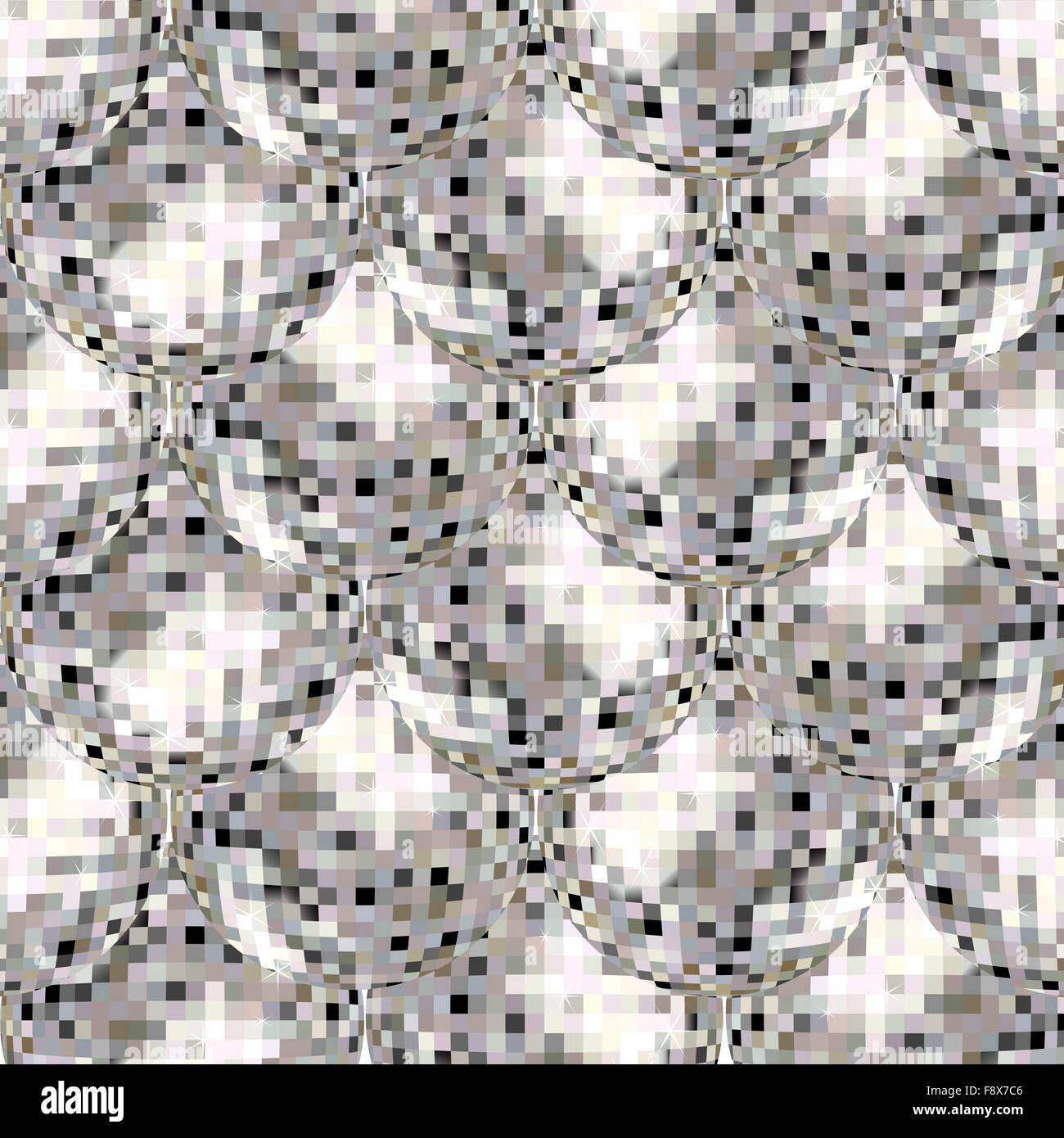 disco ball black pattern Stock Photo - Alamy