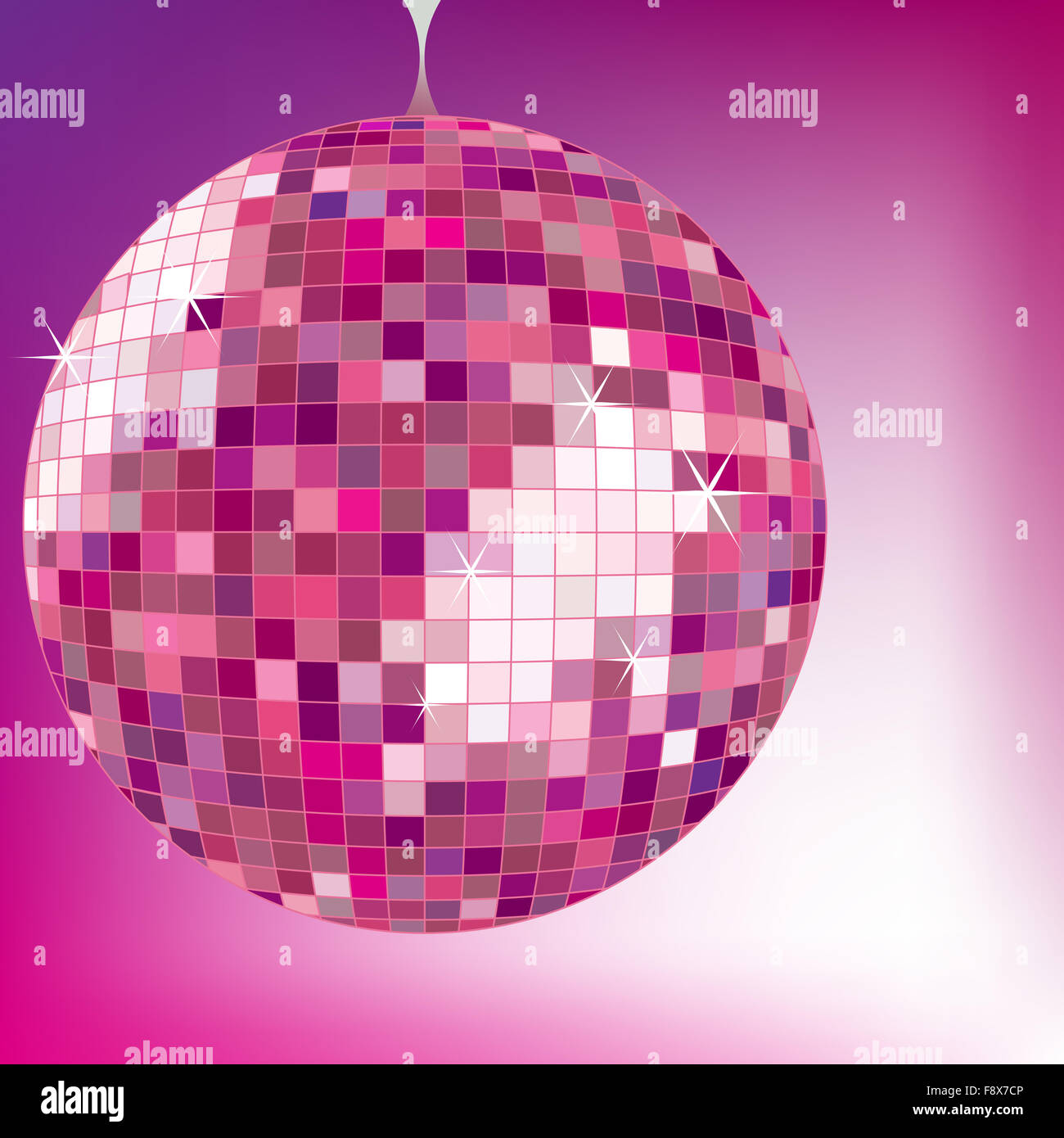 disco ball purple Stock Photo - Alamy